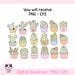 Cactus Clipart Pastel Cactus Png Succulent Clipart Cactus in Pot Png ...