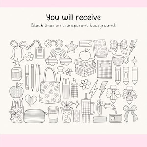 Teacher Stuff Digital Stamp Teacher Life Coloring Education Stamp ...