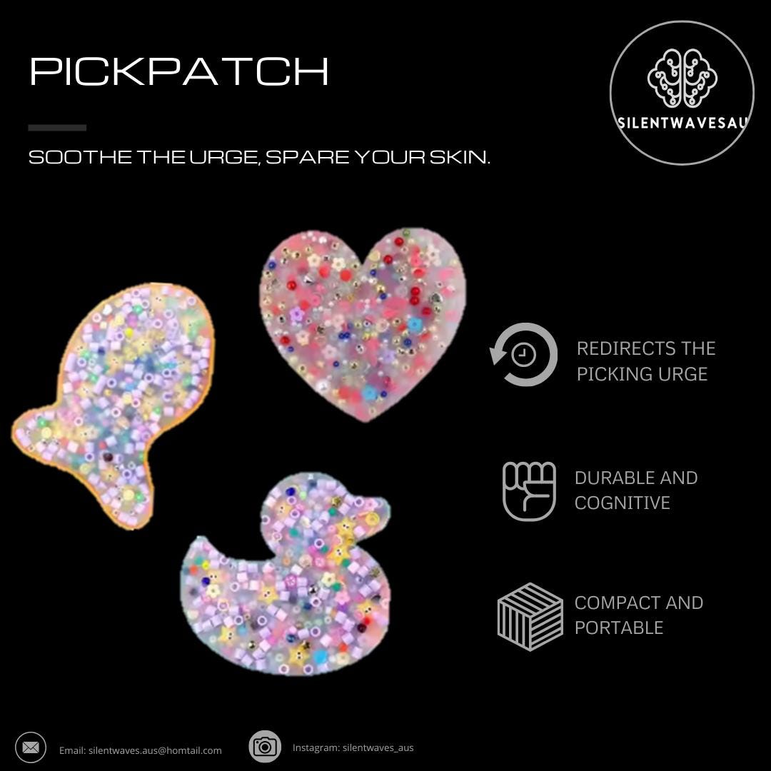 Pickpatch: Skin-safe Fidget for Picking, Peeling, Pressing - Etsy