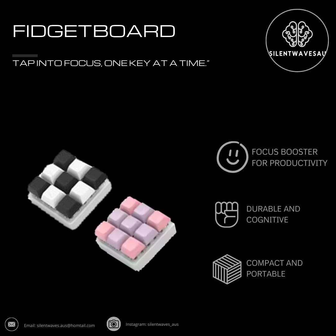 Fidget Keyboard: Tactile Sensory Toy for Focus - Etsy