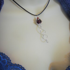 Final Fantasy Necklace Serah Farron Engagement Necklace Blood Red 3 Ff8 ...