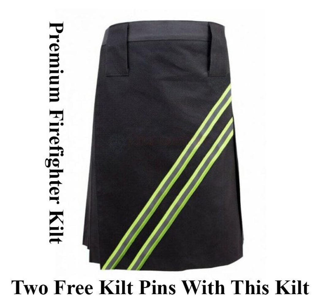 Firefighter Kilt - Scottish Utility Kilt - Fireman Kilt - Tactical ...