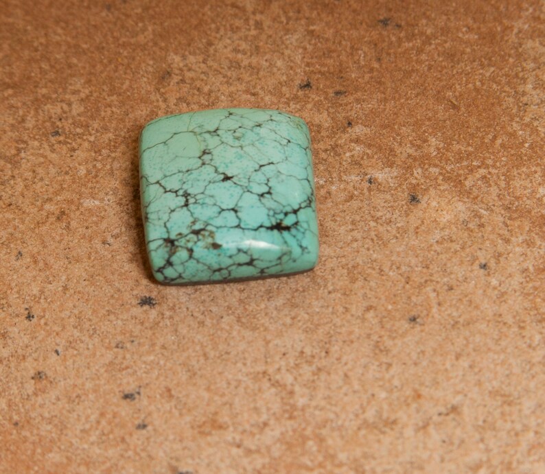 Blue Moon Turquoise Webbed High Mid Grade Backed 13.75 Carots 3 Dollars ...