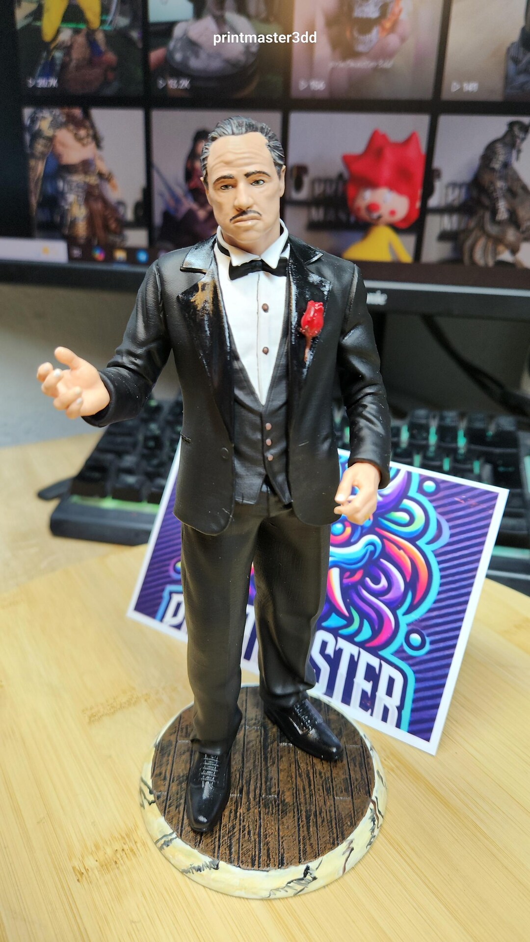 Godfather Statue Figure Movie Statue Figure - Etsy