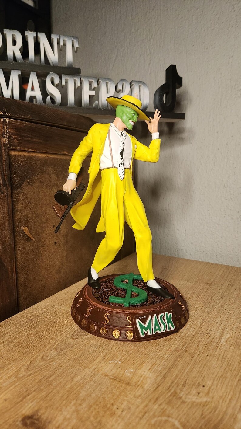 The Mask Figure – Handmade Jim Carrey Collectible (7.9 Inch) - Etsy