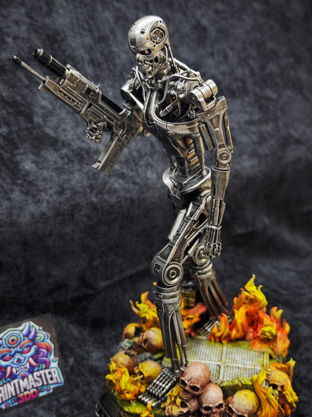 Terminator T-1000 Figure 25 Cm | Hand Painted Sci-fi Collectible ...