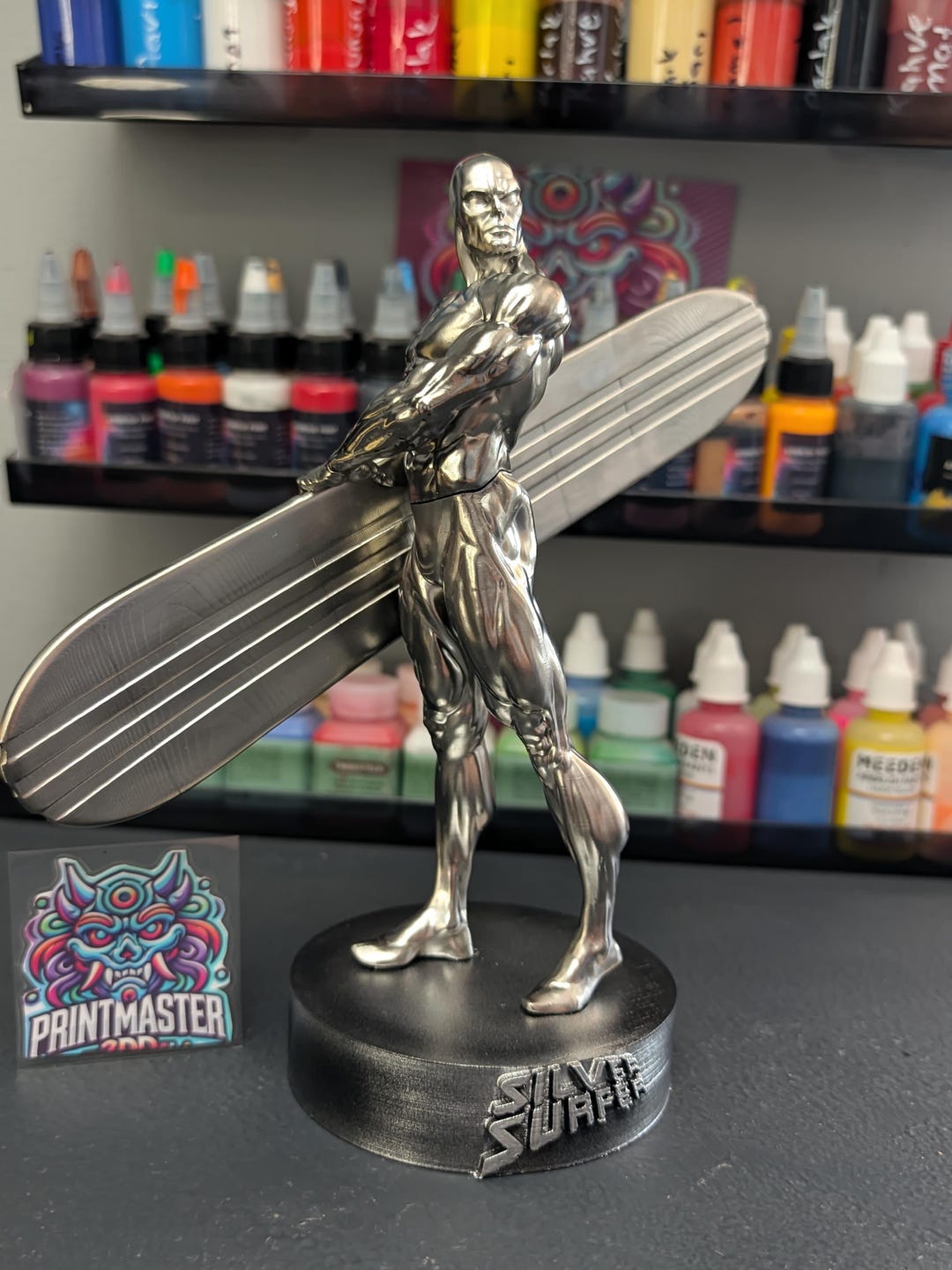 Silver Surfer – Hand-painted Resin Figure | Marvel Collectible ...
