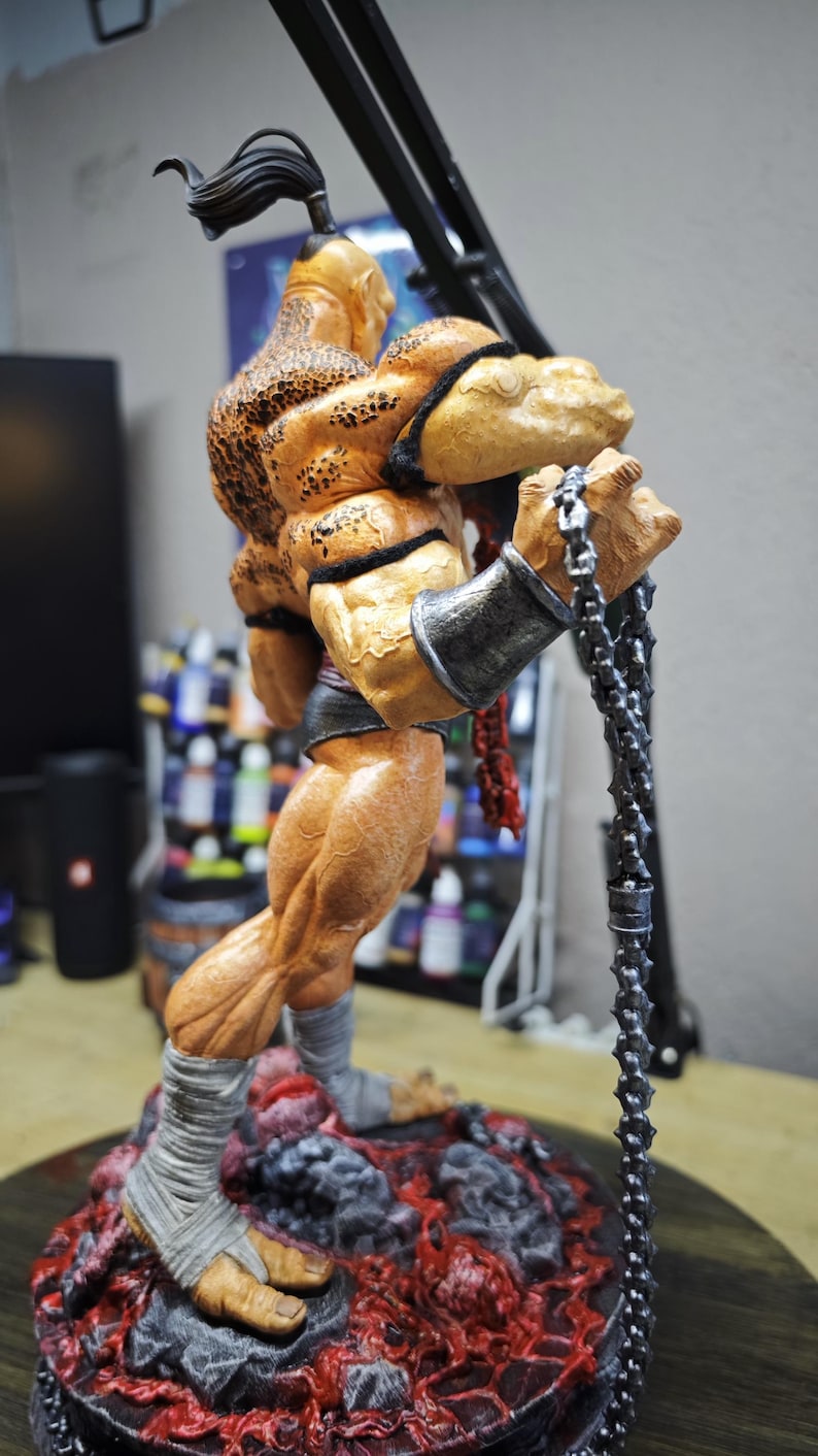 Mortal Kombat Goro Figurine – Scorpion's Head Fatality Pose - Etsy