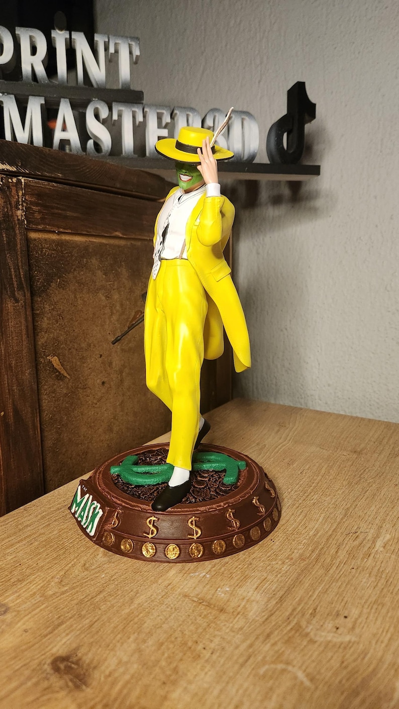 The Mask Figure – Handmade Jim Carrey Collectible (7.9 Inch) - Etsy