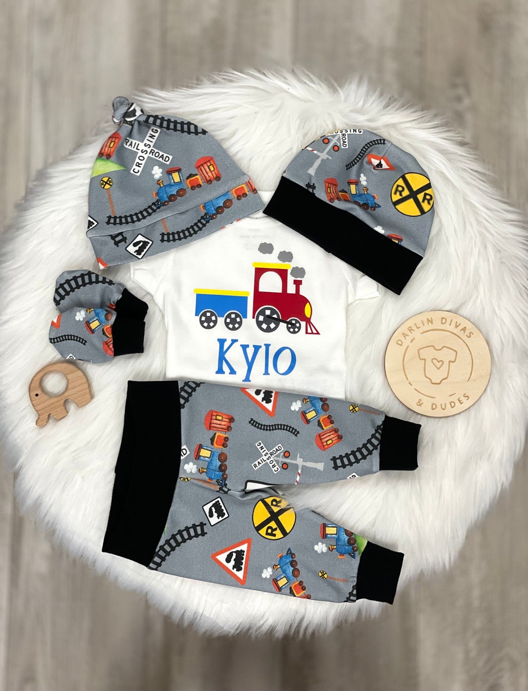 Train Infant Outfit, Personalized - Etsy