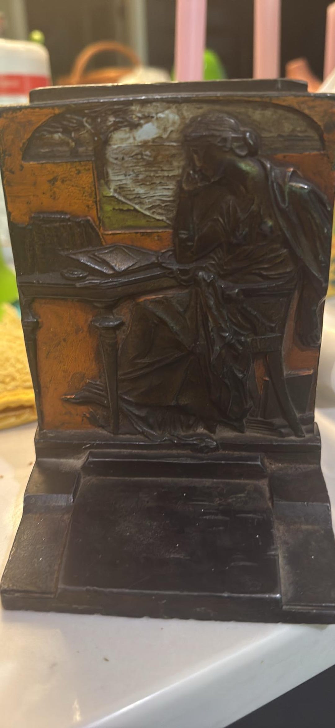 Pompeiin Bronze. Co. Knowledge Bookends - Etsy