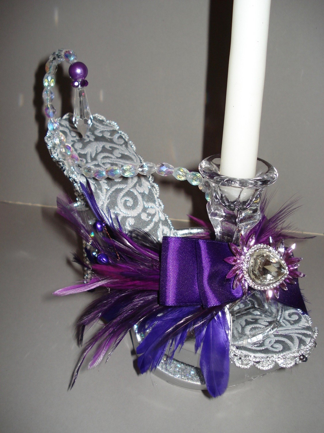 High Heel Candle Sticks "dining With a Diva" Silver - Etsy