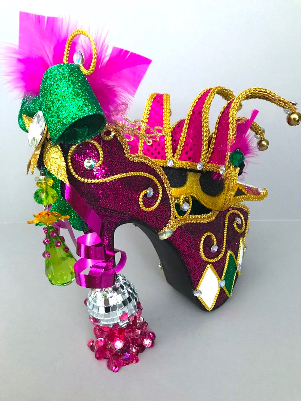 Masquerade Madness High Heel - Etsy