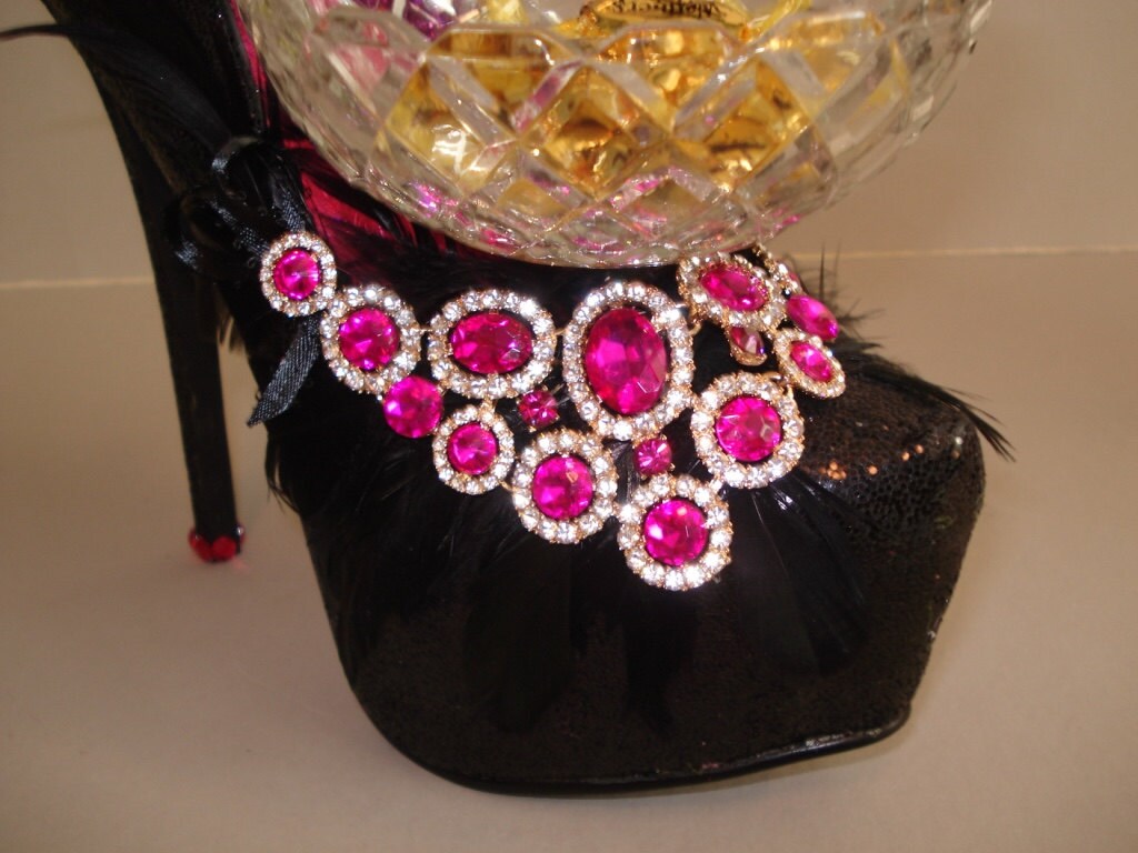 Gemstone High Heel Collection-fuchsia - Etsy