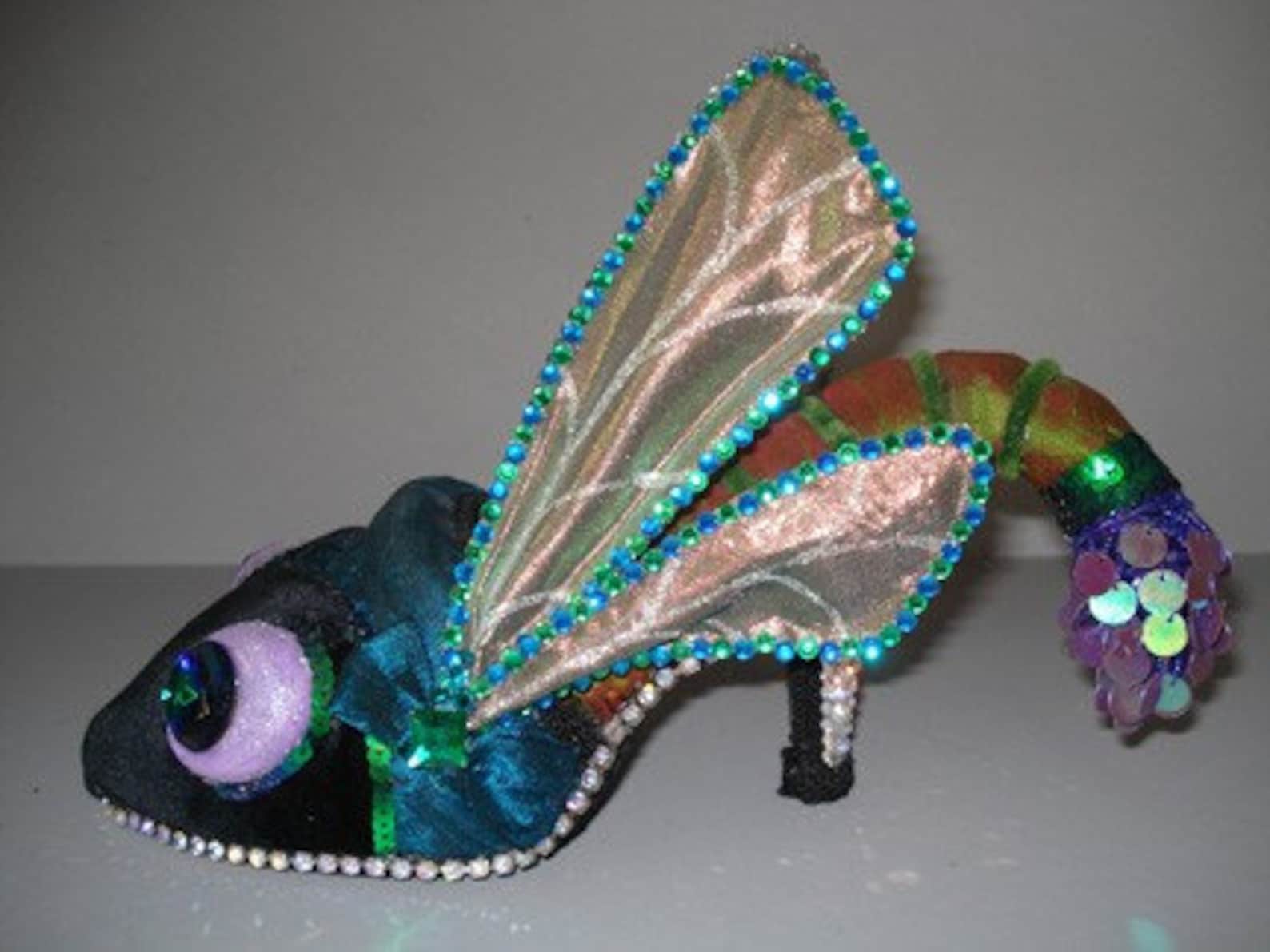 Sculpture Dragon Fly Shoe - Etsy