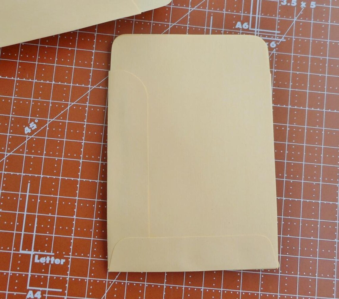 50 Library Card Pockets Non-adhesive - Etsy