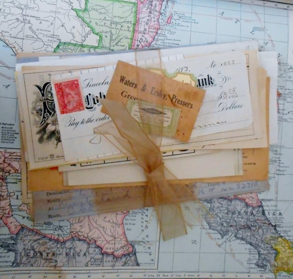 40 Piece Vintage Paper Ephemera Pack Late 1800s Through the - Etsy