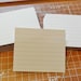 200 Half Size Index Cards , Vertically Oriented White Cards - Etsy