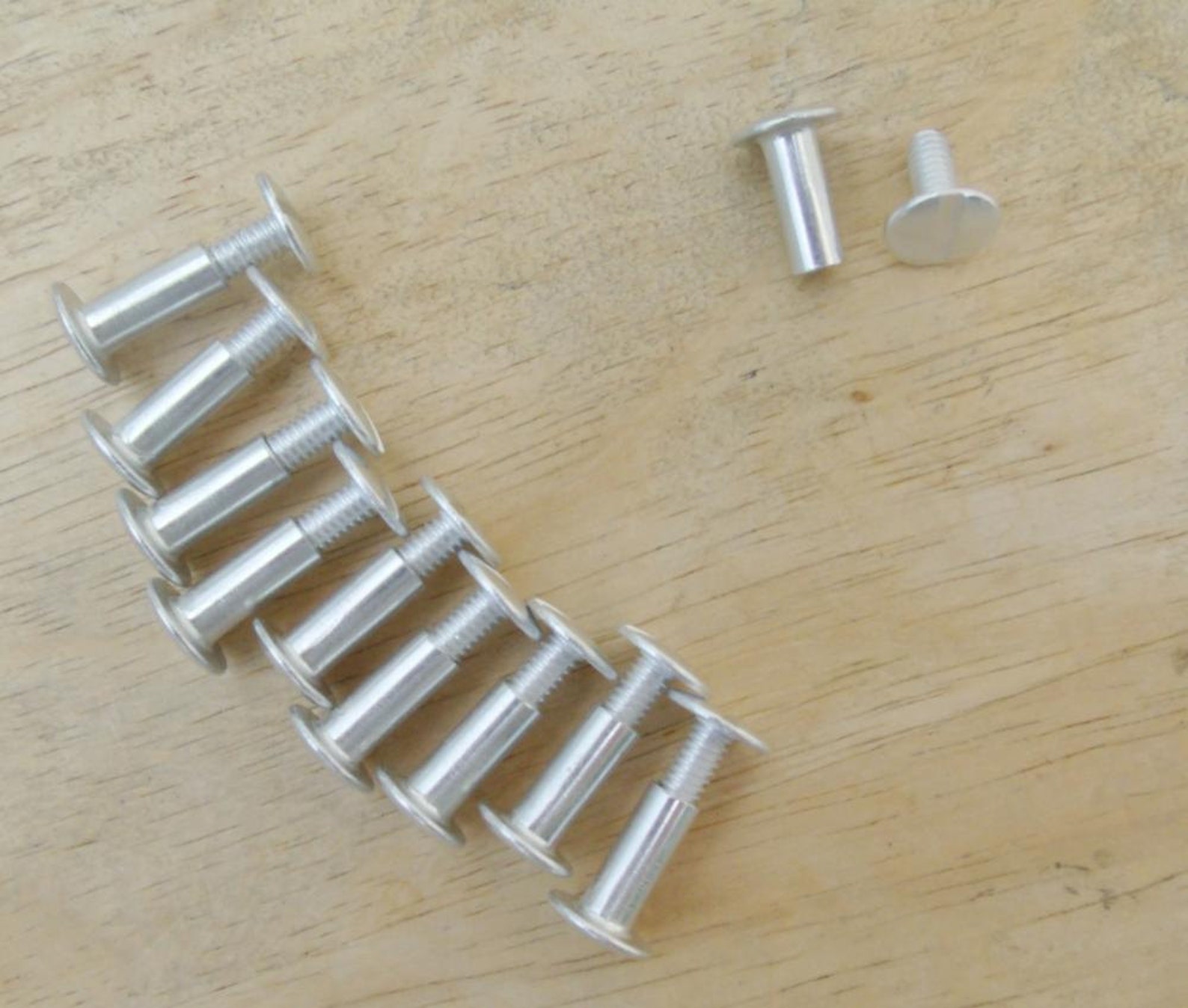 1/2 Inch Scrapbook Screw Posts Set of 10 Aluminum Posts - Etsy