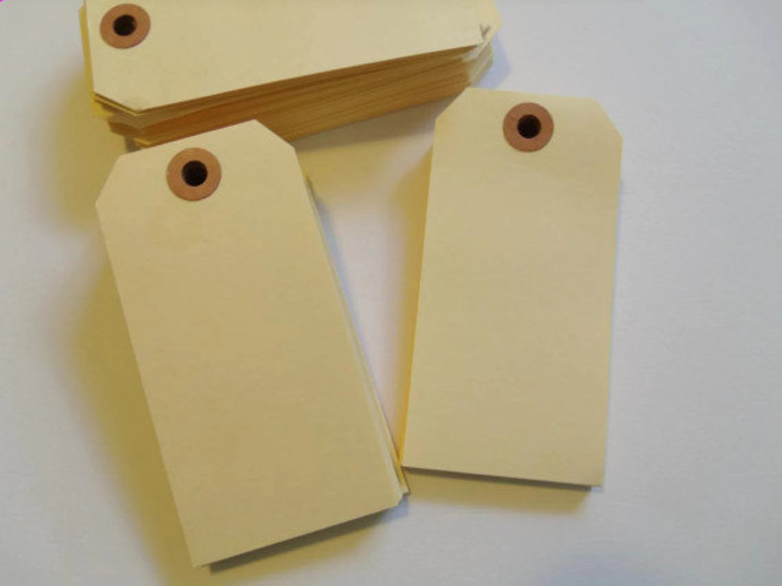 100 Shipping Tags Size 4 Manila Tags - Etsy