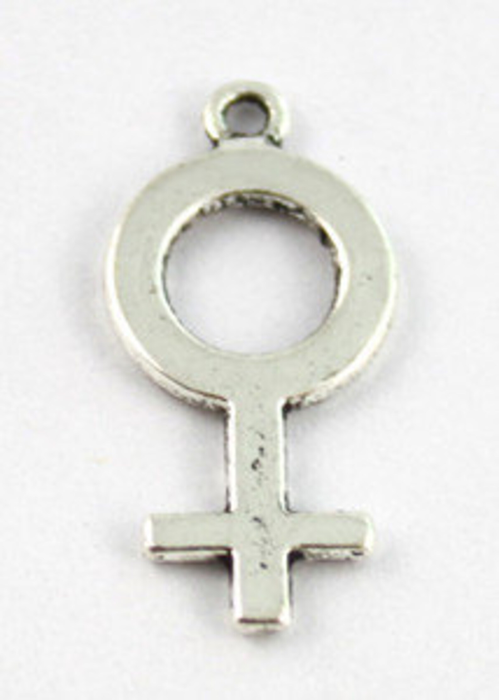 Metal Charms Female Symbol Set of 2 - Etsy