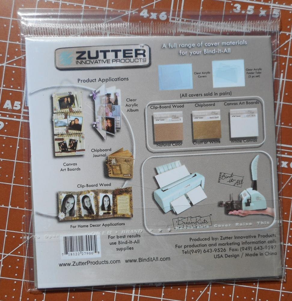 Zutter Clear Acrylic Covers 1 Pair 4 X 4 Inch - Etsy