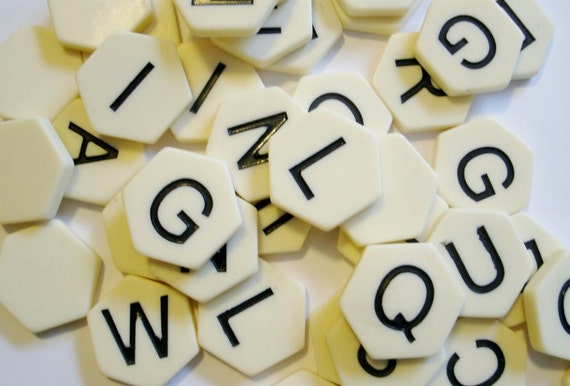 Alphabet Tiles Set of 20 Hexagonal Tiles - Etsy