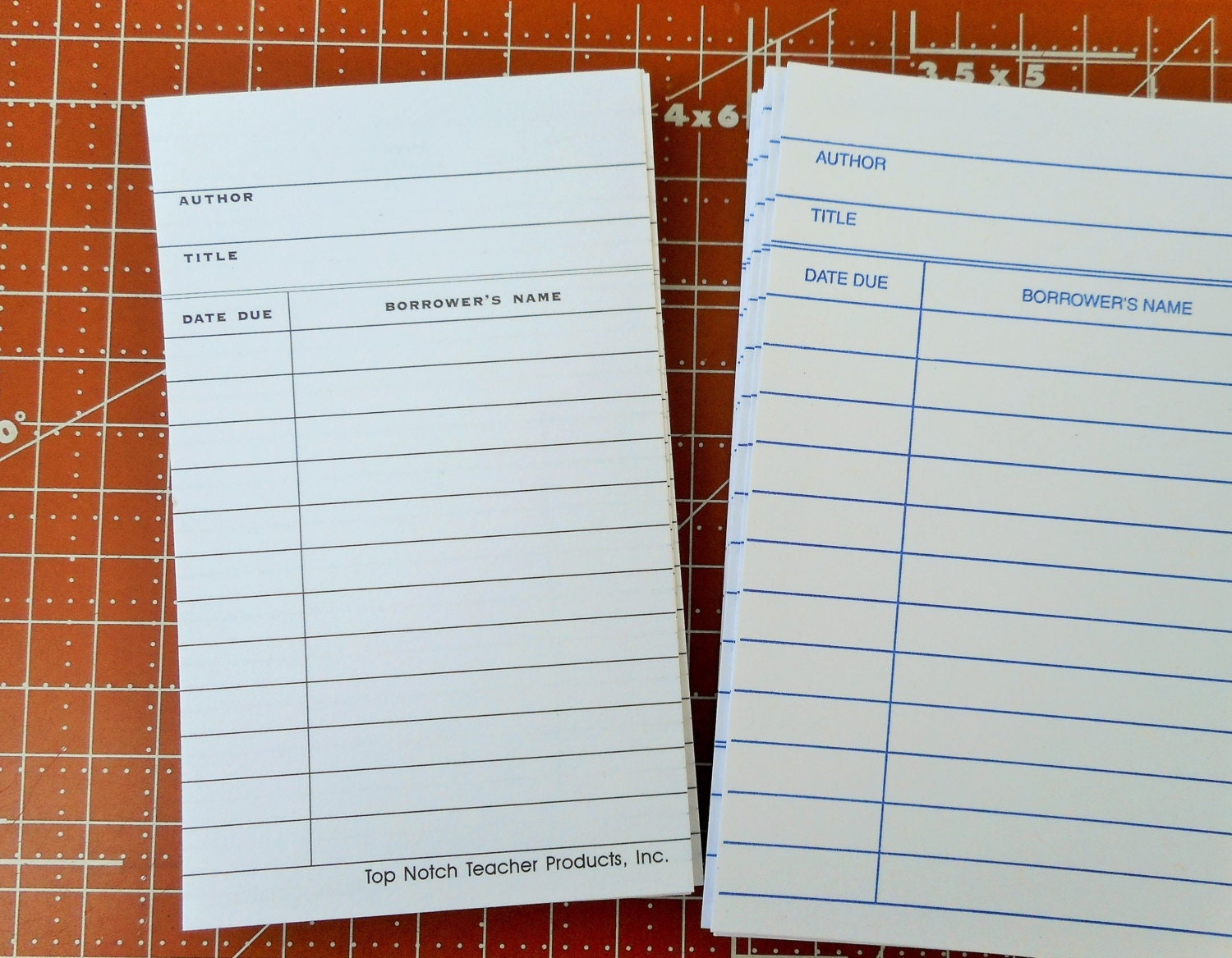 Library Cards Set of 20 Check Out Cards - Etsy