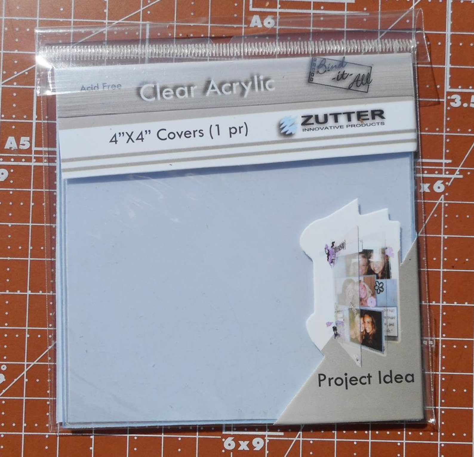 Zutter Clear Acrylic Covers 1 Pair 4 X 4 Inch - Etsy Singapore