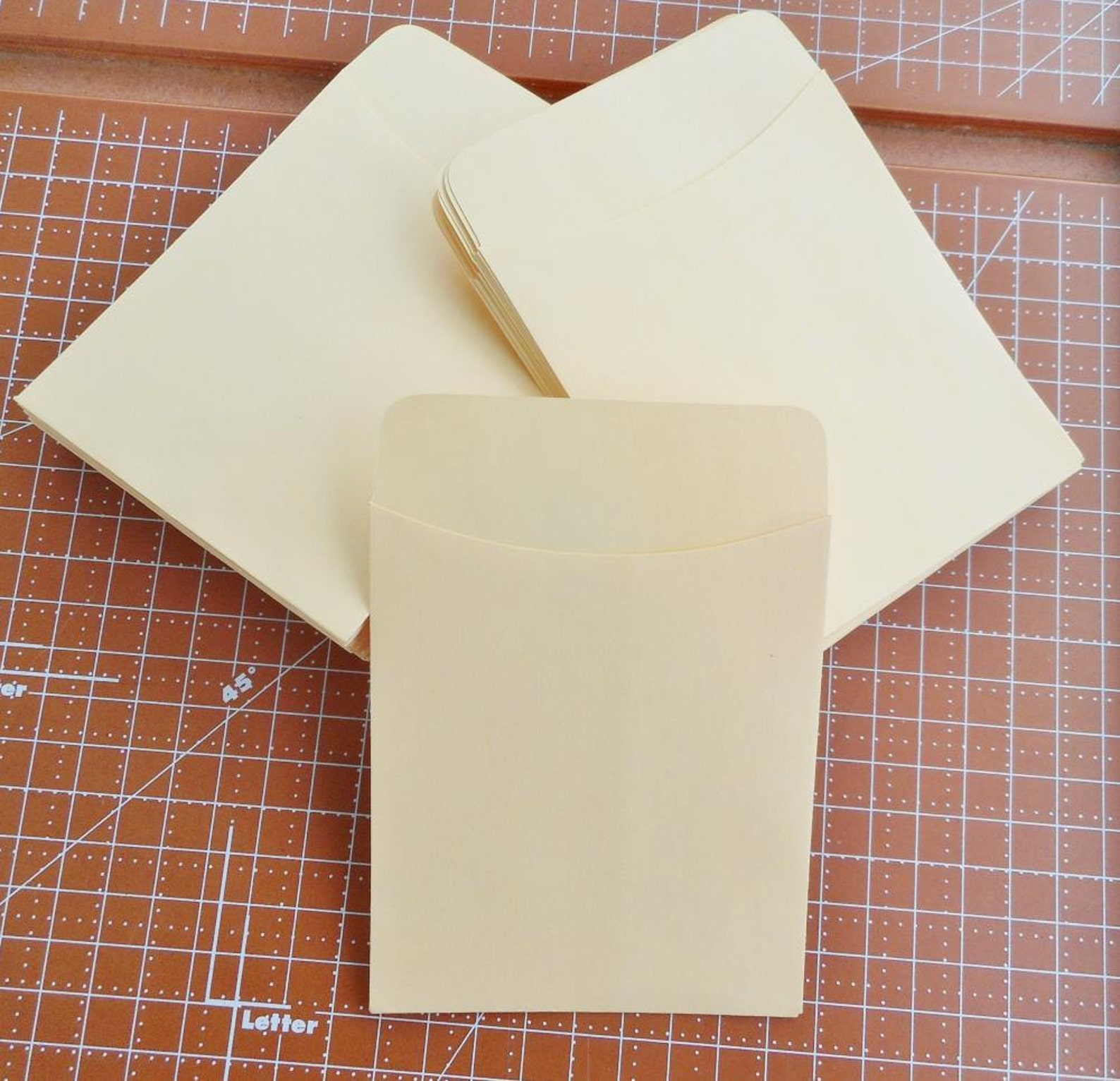 20 Library Card Pockets Non-adhesive - Etsy