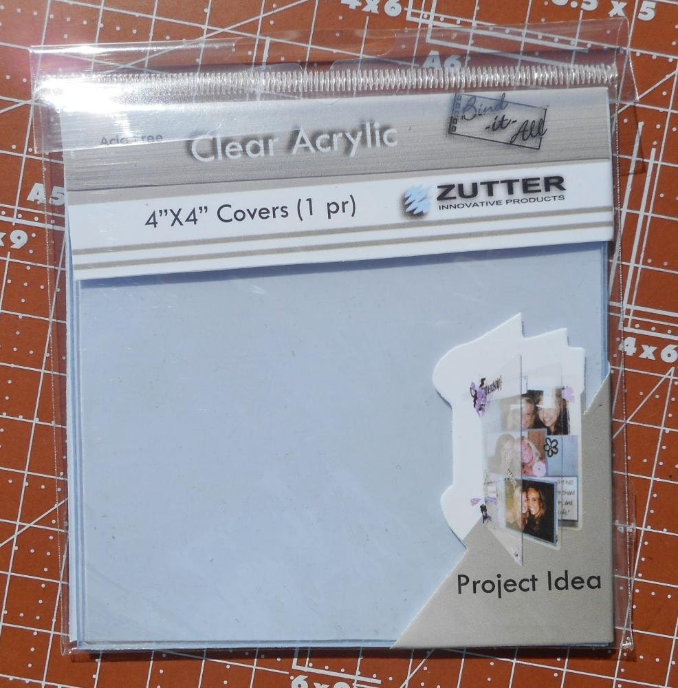 Zutter Clear Acrylic Covers 1 Pair 4 X 4 Inch - Etsy