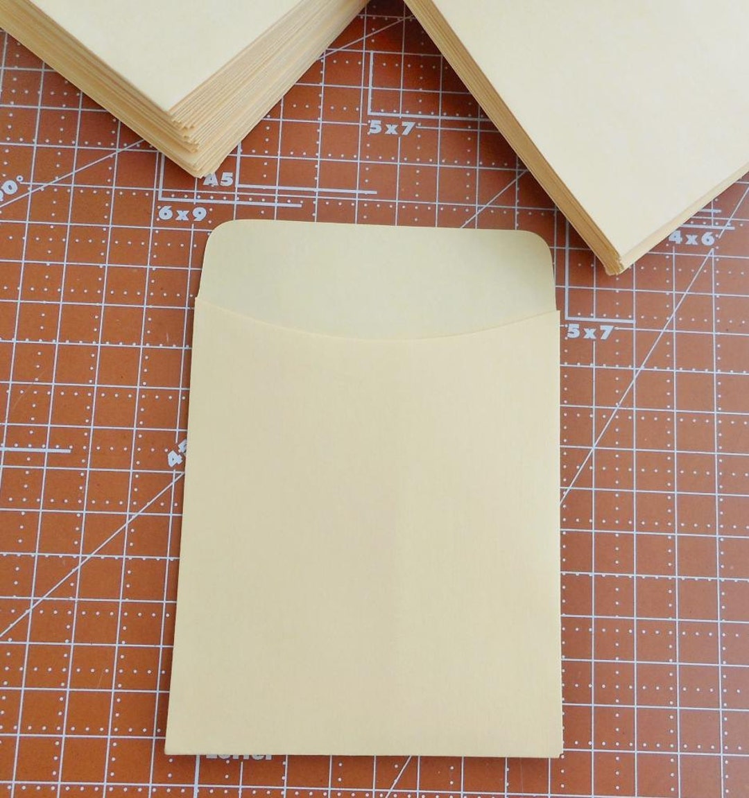 50 Library Card Pockets Non-adhesive - Etsy