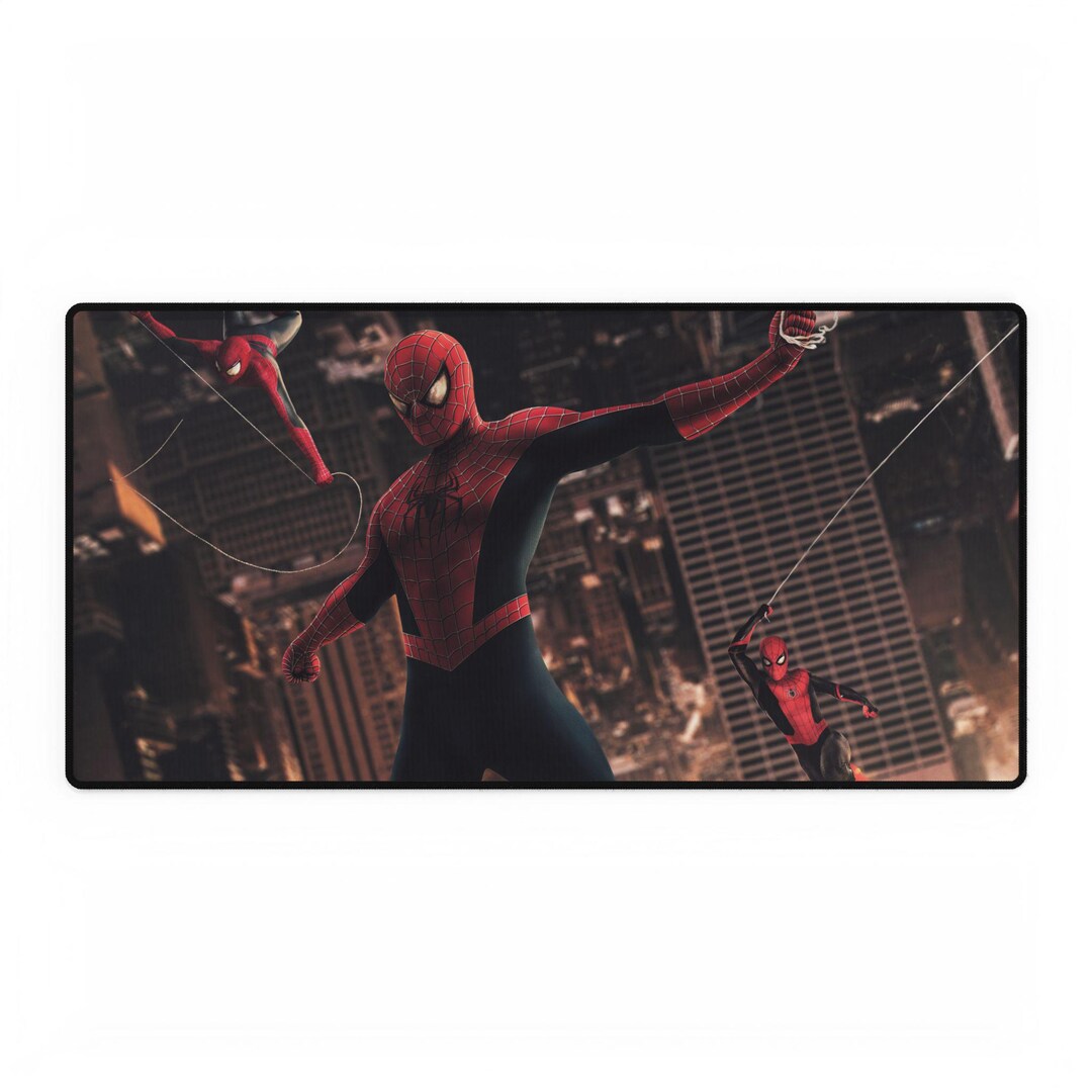 Spiderman Desk Mat - Kids Gaming Mat, Office Decor, Unique Gifts for ...