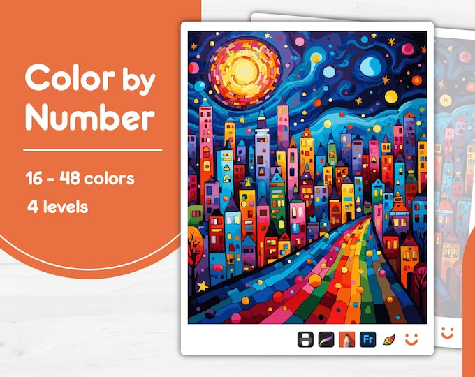Vintage Pair 1970 Paint-by-numbers of "new England Autumns" - White ...