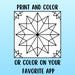 Barn Quilts Coloring Pages 40 Instant Download Images Activity Book for ...