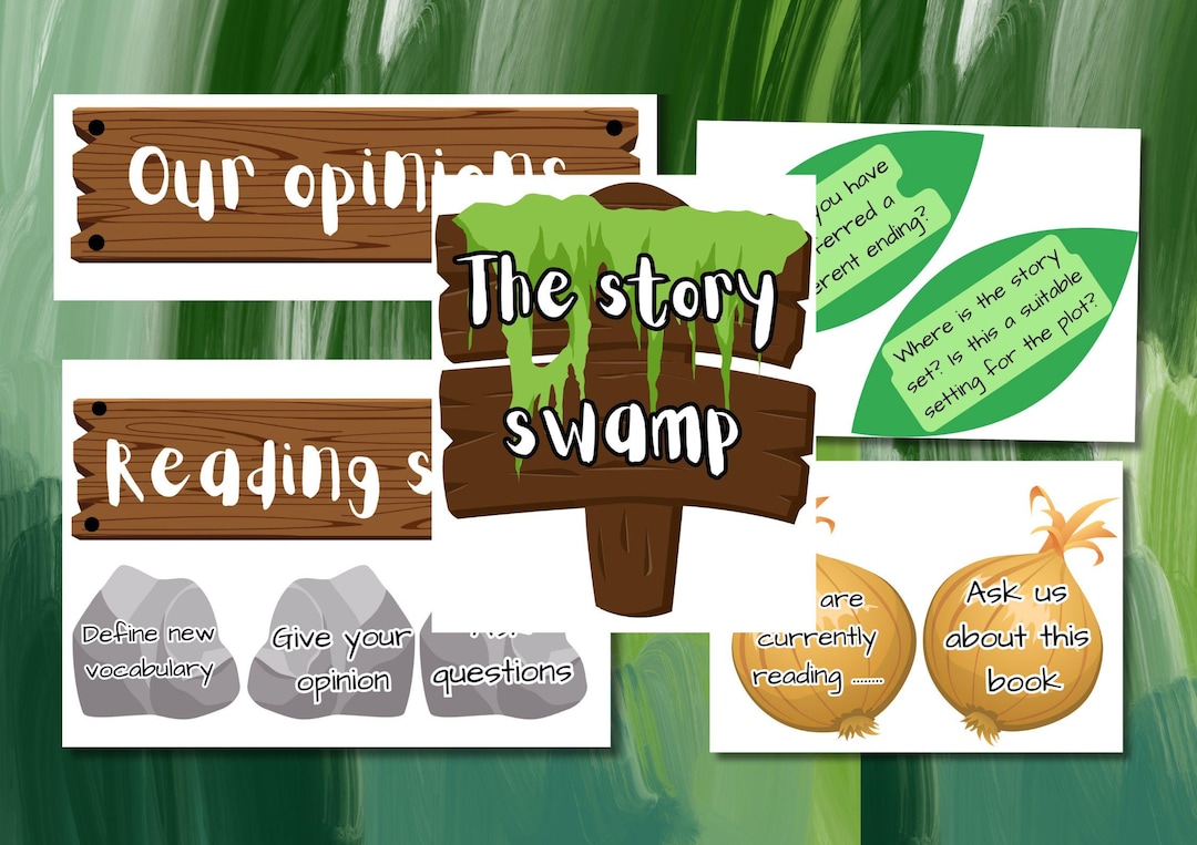 Swamp Themed Reading Corner Display - Etsy