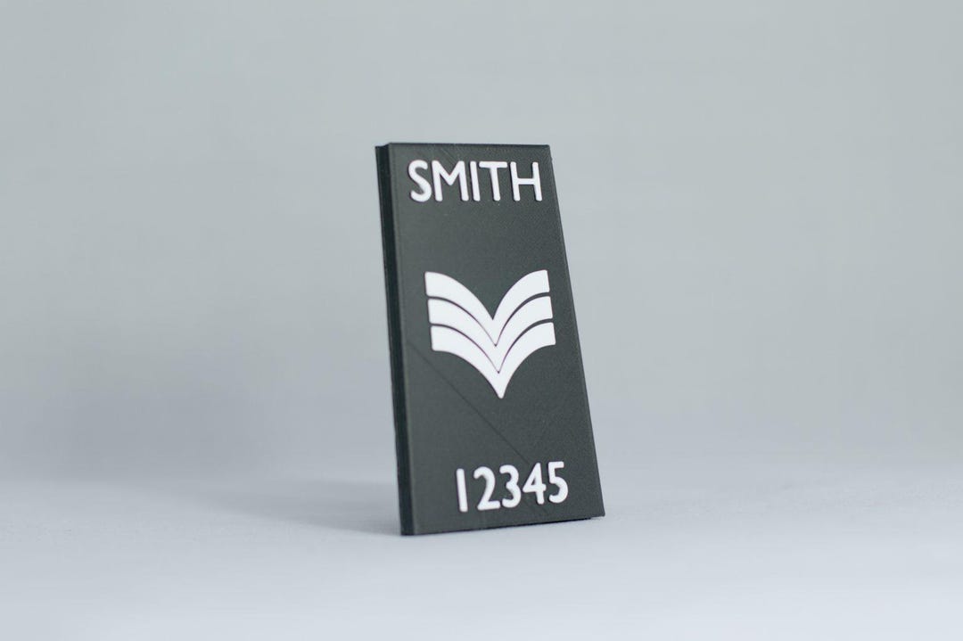 Customised Police Sergeant Epaulette Shaped Locker Magnet - Etsy