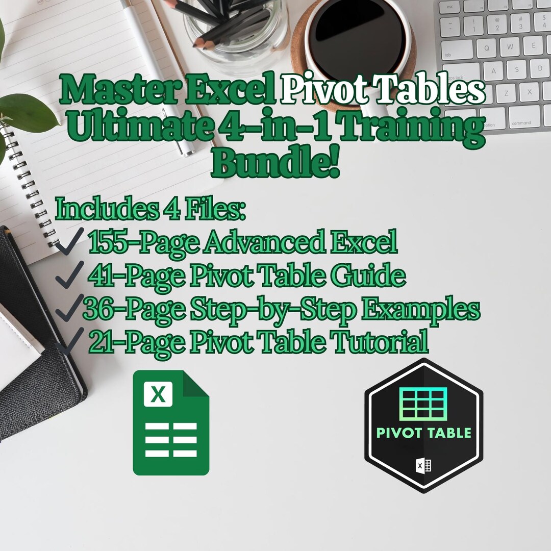 Ultimate Excel Pivot Table Training Bundle | Pivot Table, Advanced Excel, Tutorials & Visual ...