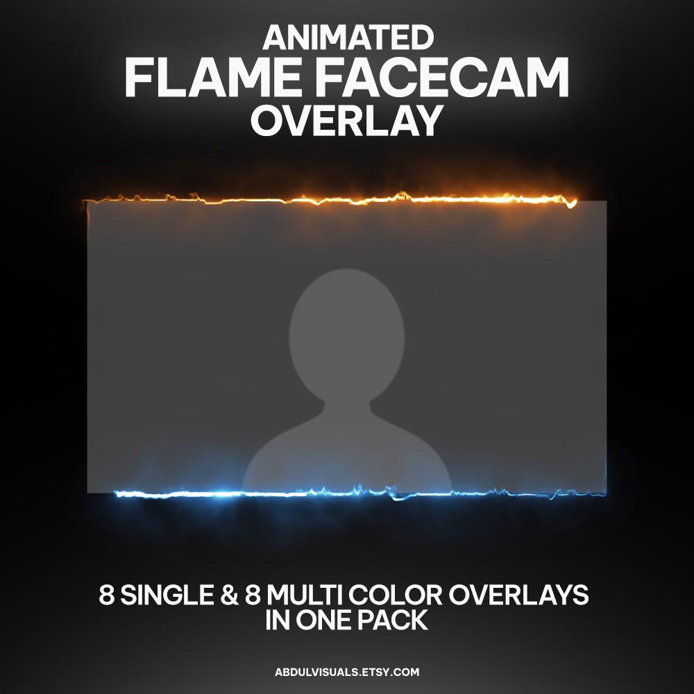 Animated Flame Overlays, Webcam Overlay, Flame Cam Overlay, Stream ...