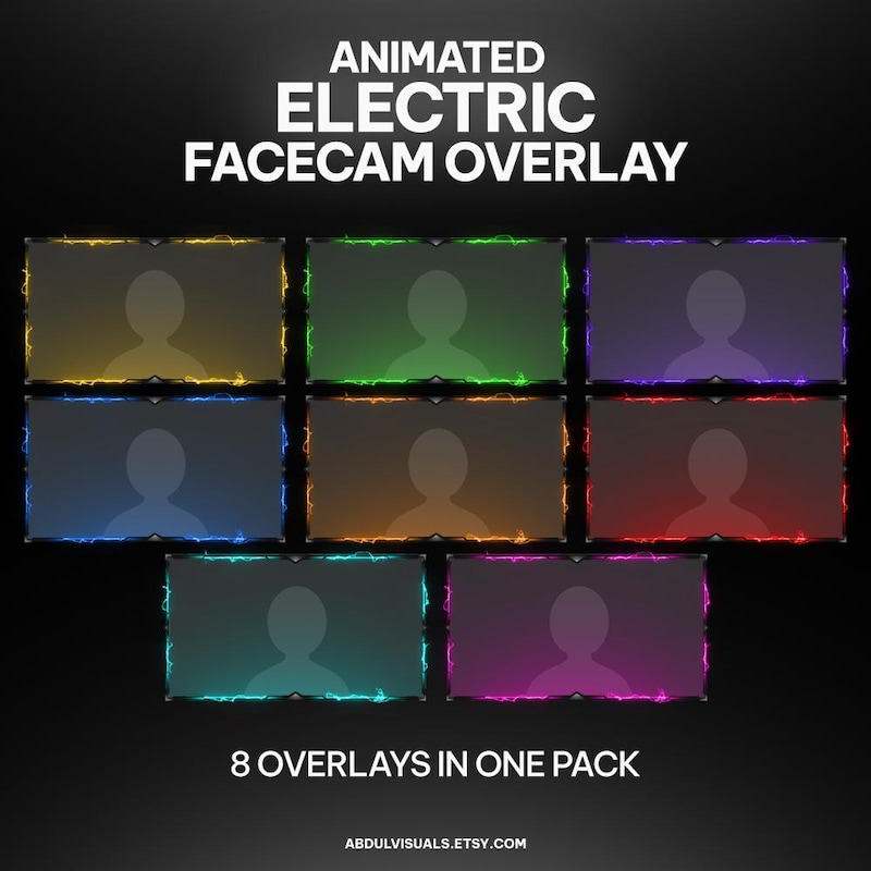 Electric Webcam Border - Etsy