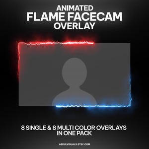Animated Flame Overlays, Webcam Overlay, Flame Cam Overlay, Stream ...