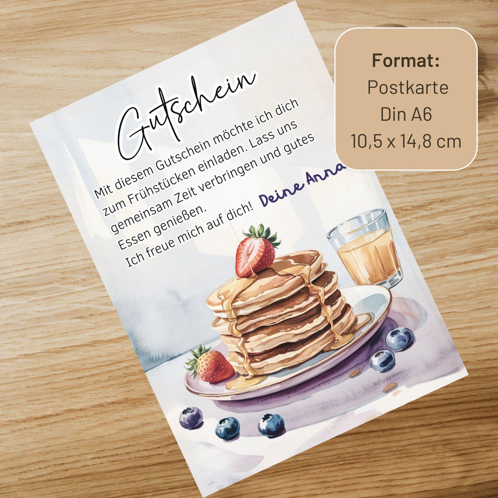 Printable Voucher, Breakfast Dinner, Restaurant, PDF Download, Last ...