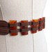 Vintage 40s Dark Chocolate Brown Belt With Lucite Tortoise Shell ...