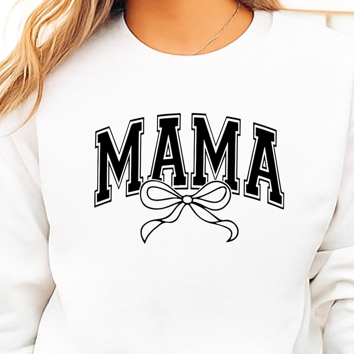 Grandma Mama Mom Bow Svg, Coquette Bow Gigi Png, Mini Bow Varsity Dxf ...