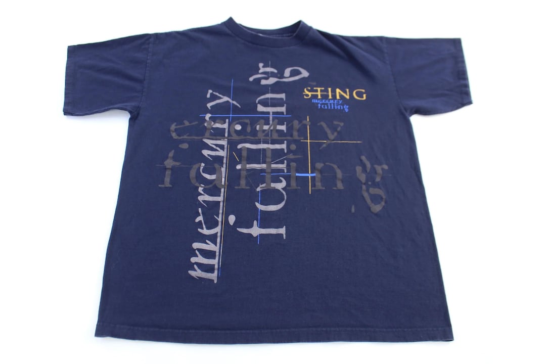 90's Sting Mercury Falling Tour T-shirt - Etsy