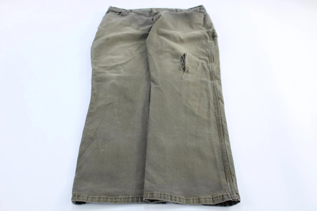 Dickie's Logo Patch Green Carpenter Pants - Etsy
