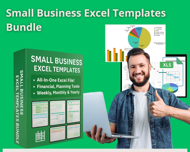 Small Business Excel & Google Sheets Templates Bundle (digital Download ...