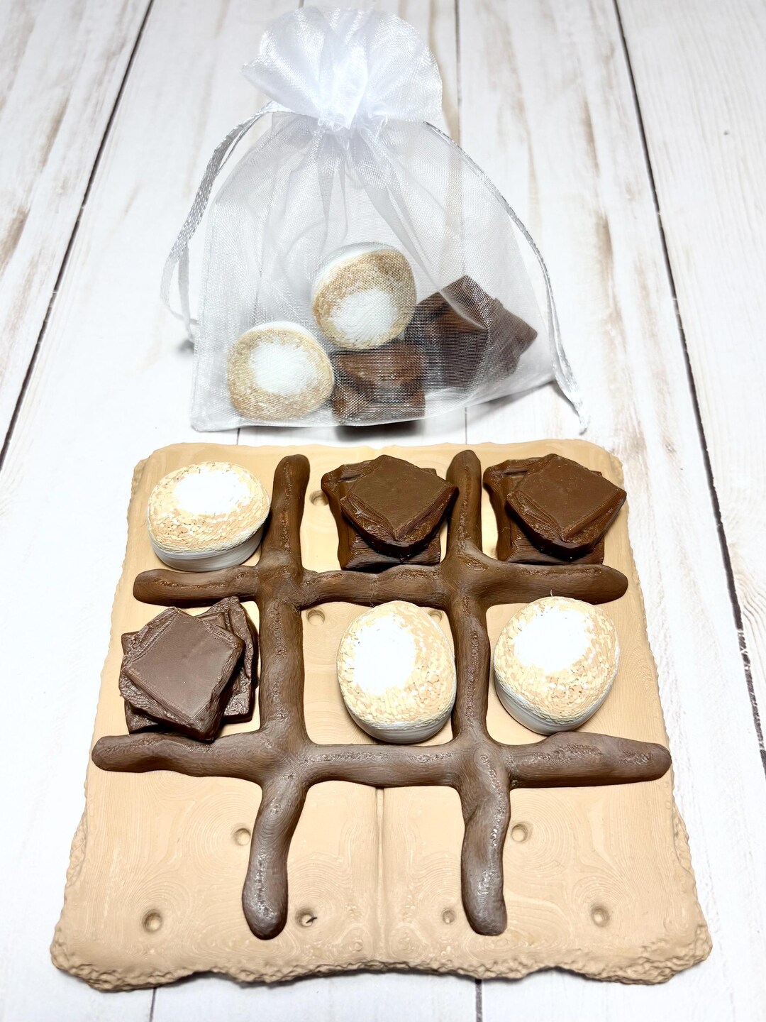 S’mores Tic Tac Toe Game – 3D Printed Campfire Gift - Etsy
