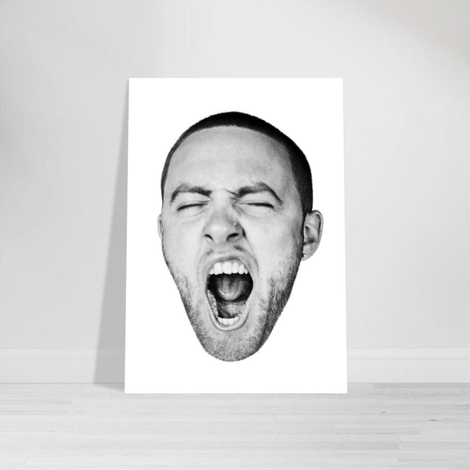 GO:OD AM - Mac Miller | Album Cover Poster | Hip Hop Rap Poster ...