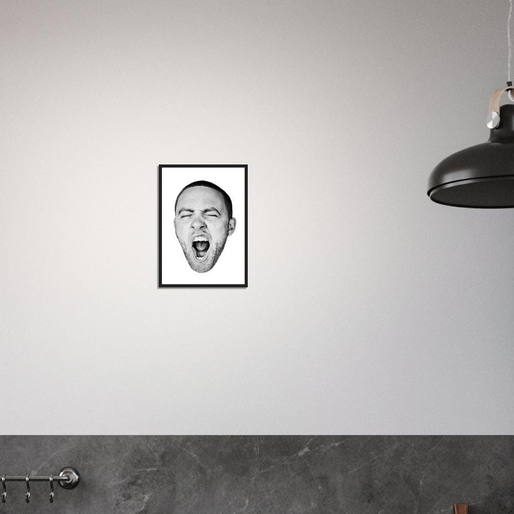 GO:OD AM - Mac Miller | Album Cover Poster | Hip Hop Rap Poster ...